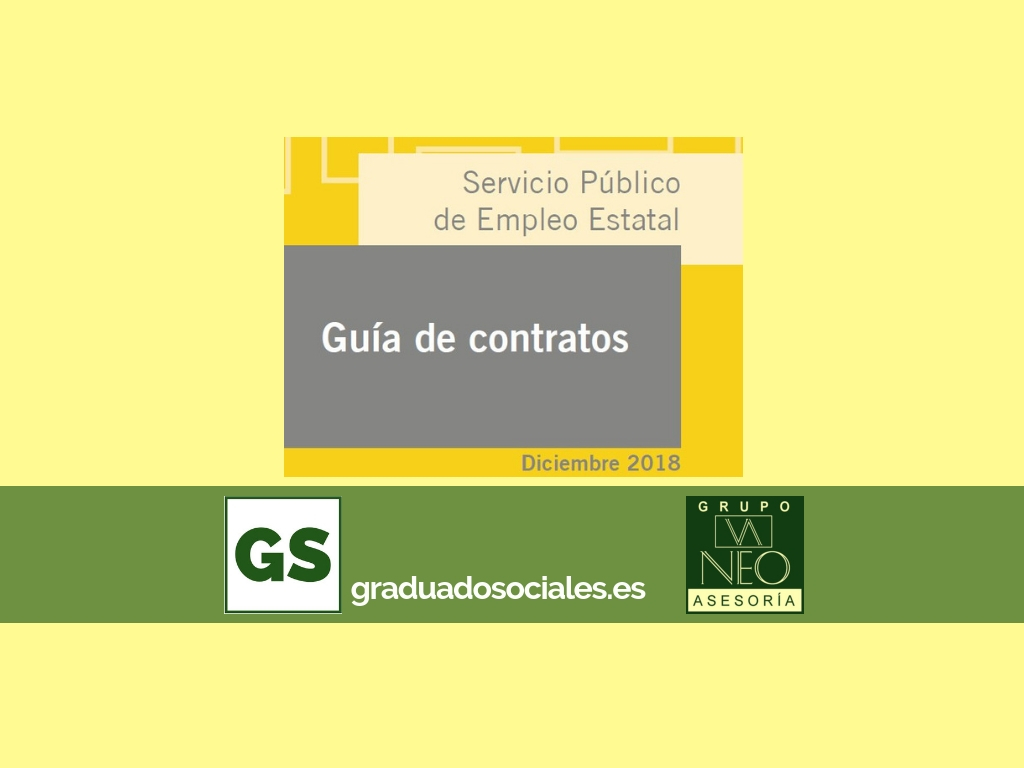 Guía de contratos de trabajo DICIEMBRE 2018